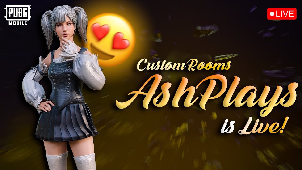 Ash Plays Is Finally Live 💙 | Ash Plays | PUBG Mobile - YouTube