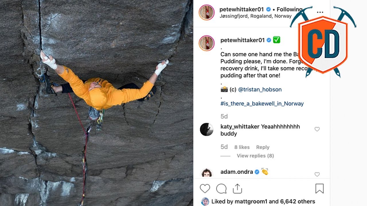 Pete Whittaker Climbs Recovery Drink & IFSC News | Climbing Daily Ep ...