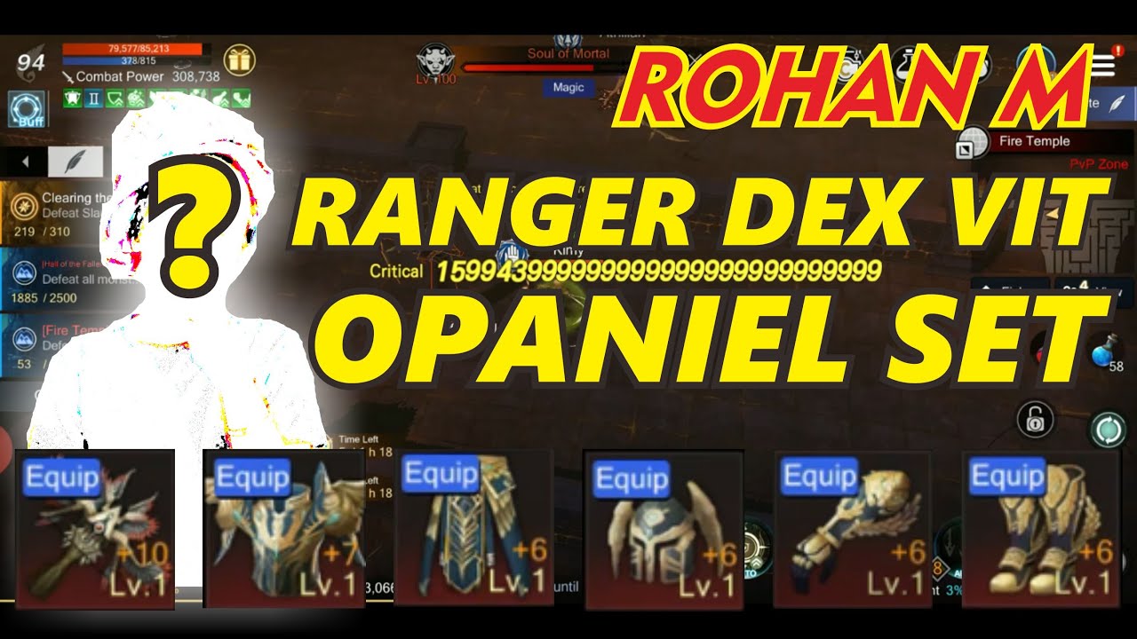 ROHAN M RANGER DEX VIT EQUIP OPANIEL SET REVIEW ft. AYAM BERKOKOK - YouTube