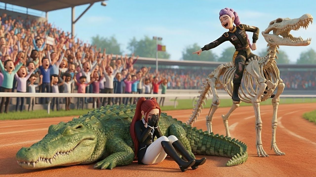 RUMI Gets crocodile Racing Championship KPOP Demon Hunters - YouTube