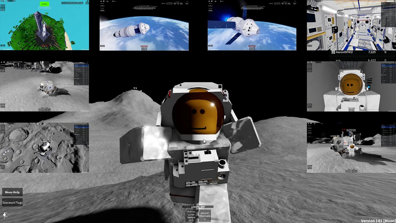 Roblox SPACE SAILORS (Spaceflight & Skydiving Sim) Fly to the Moon ...
