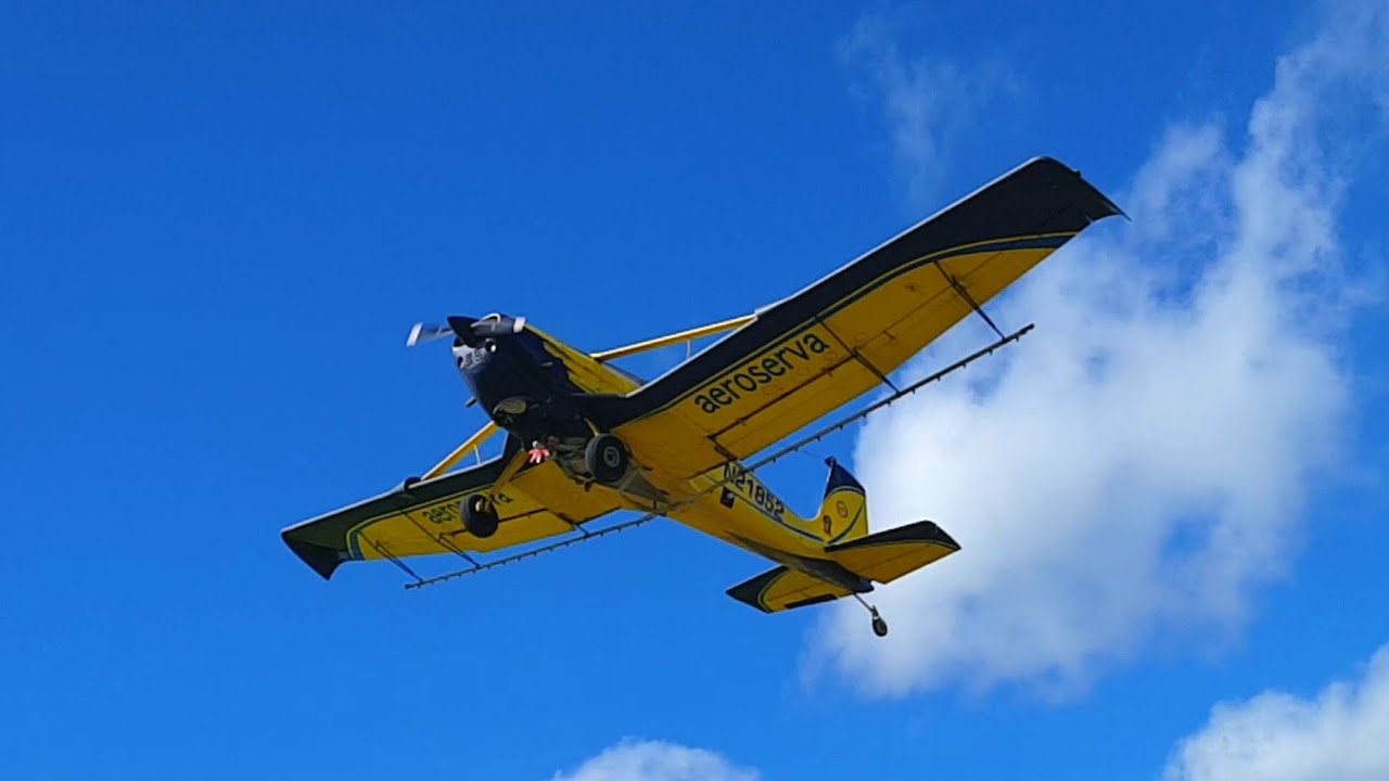 DESPEGUE DE AVIONETA FUMIGADORA 60fps | #plane #aircraft #fumigation ...
