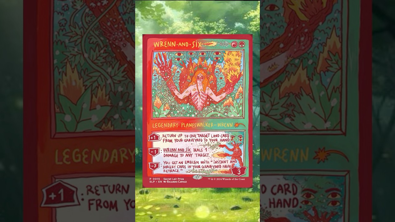 A brief history of Wrenn-A planswalker story #mtg#tcg#cardgame#history ...