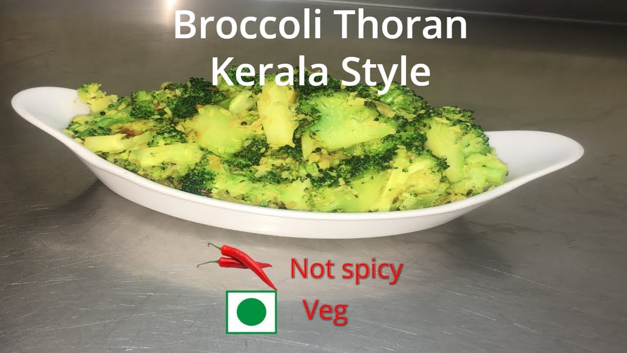 Broccoli Thoran - Kerala Style - YouTube