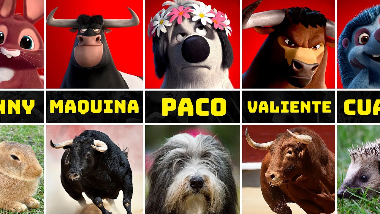 Ferdinand Characters in Real Life - YouTube