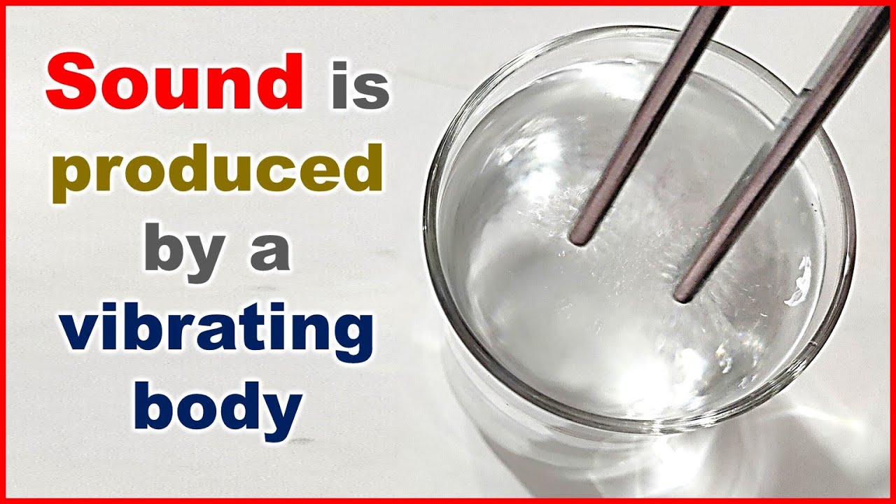 [DEMONSTRATION] - Sound is produced by a vibrating object || in HINDI ...