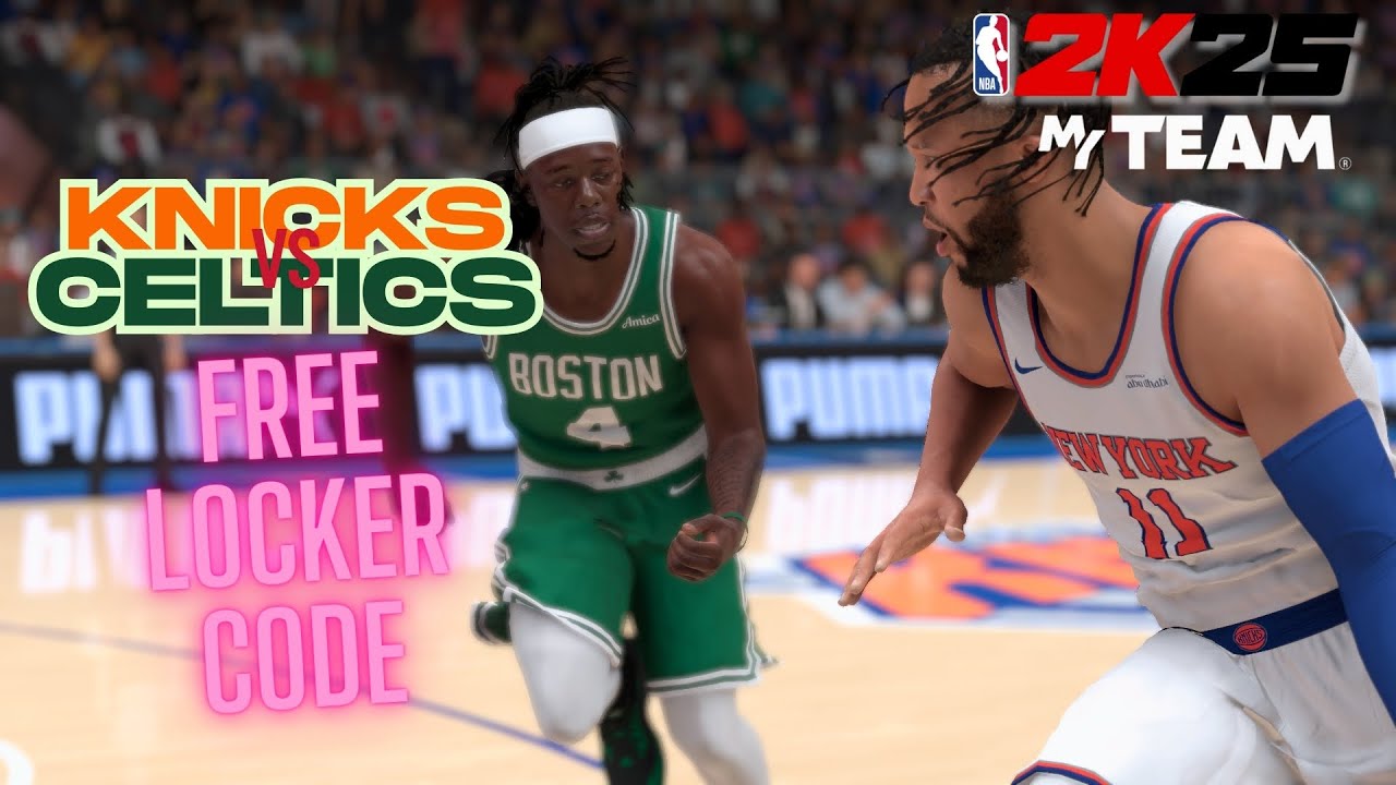 KNICKS VS CELTICS FREE LOCKER CODE IN NBA 2K25 - YouTube