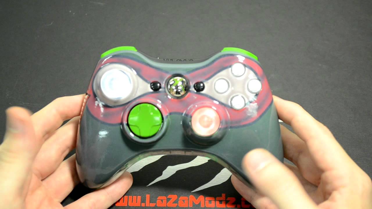 Heat Sensitive Ninja Turtle Custom Controller | LaZa Modz - YouTube