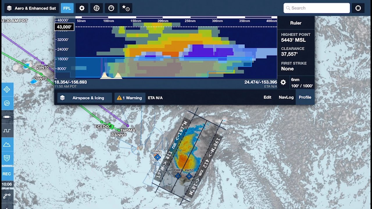 ForeFlight Feature Focus: Forecast Weather in Profile View - YouTube
