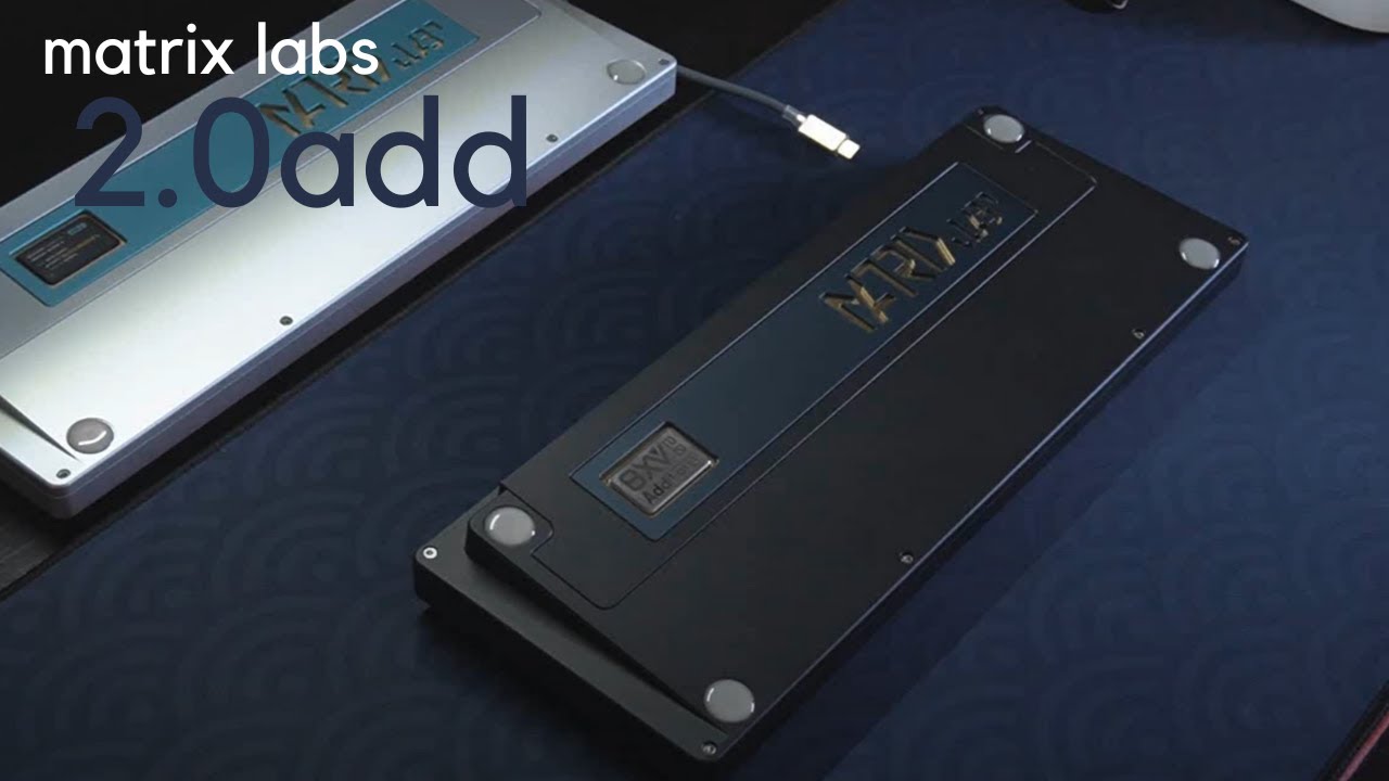 Matrix 2.0add Keyboard Typing Sound Test - YouTube