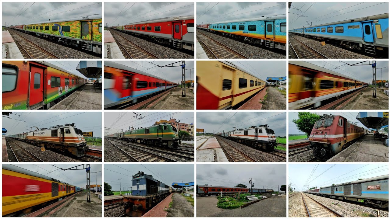 [20 IN 1] Mega High Speed Trains Compilation - INDIAN RAILWAYS ...