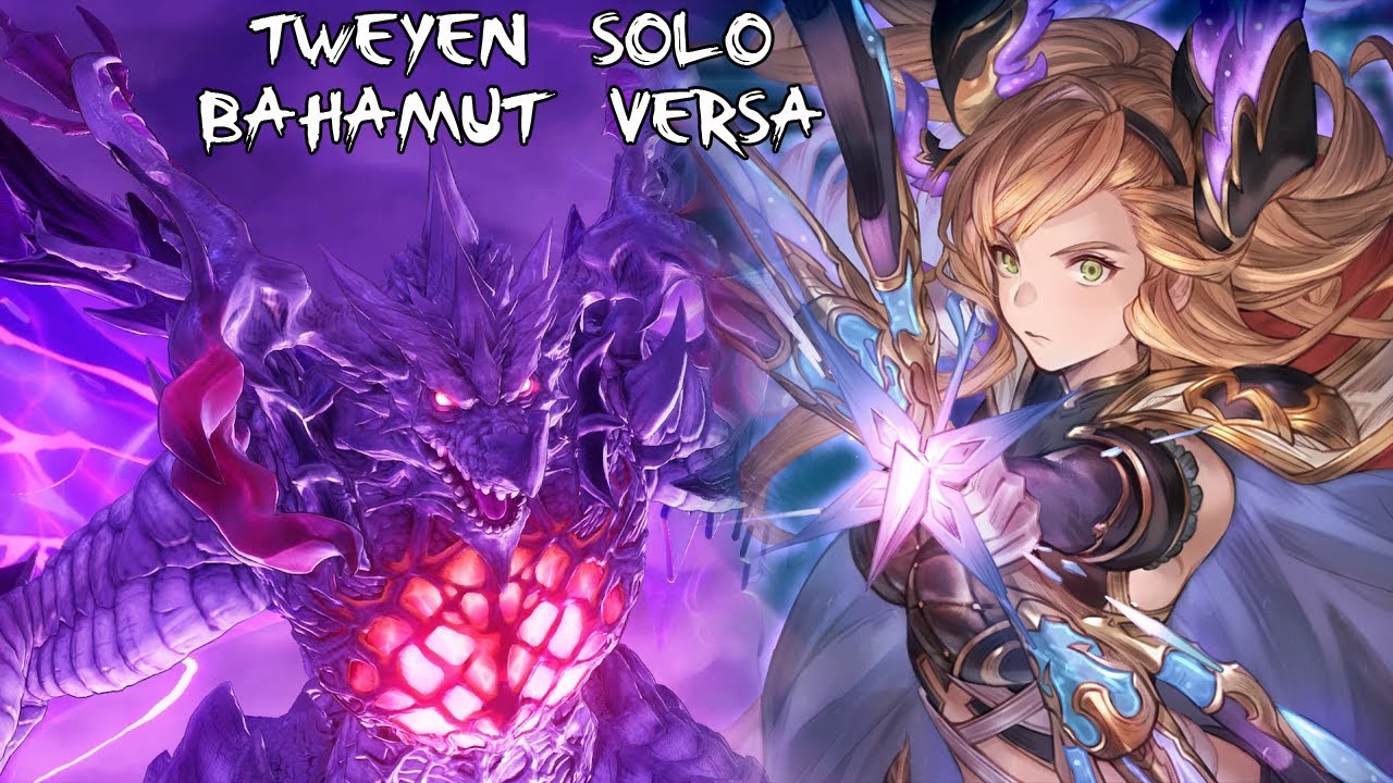 Tweyen Solo VS Bahamut Versa - Granblue Fantasy Relink - YouTube