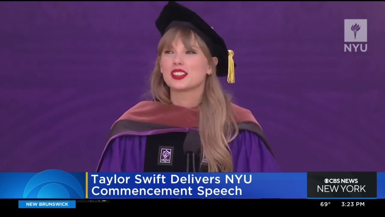 Taylor Swift's inspirational commencement speech to NYU | favorite ...