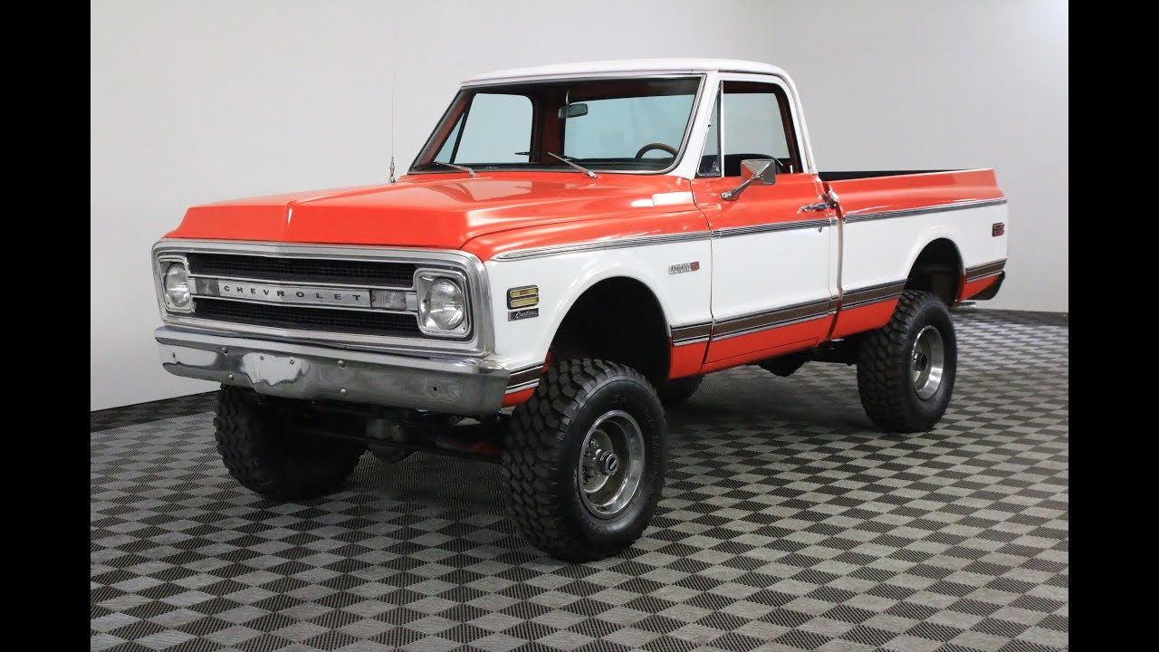 1970 CHEVROLET K10 ORANGE - YouTube