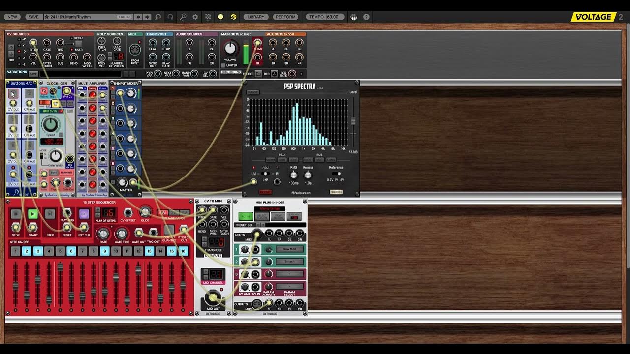 Voltage Modular - Manis Iteritas Rhythm - YouTube