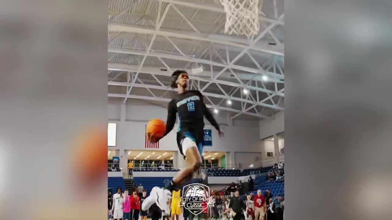 Fort Myer's Patrick Johnson takes home City of Palms Dunk Contest ...