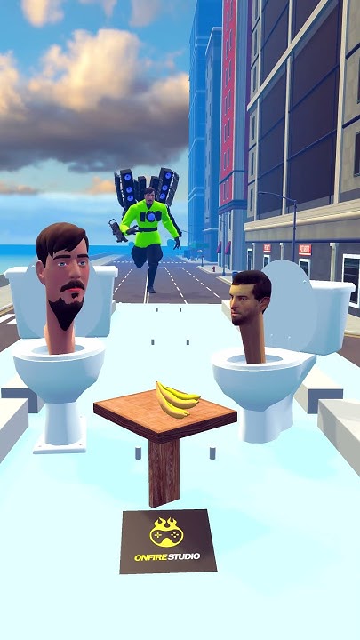 Mr. Beast Try Banana Meme with Skibidi Toilets| Funny Animation| #mrbeast #animation # ...