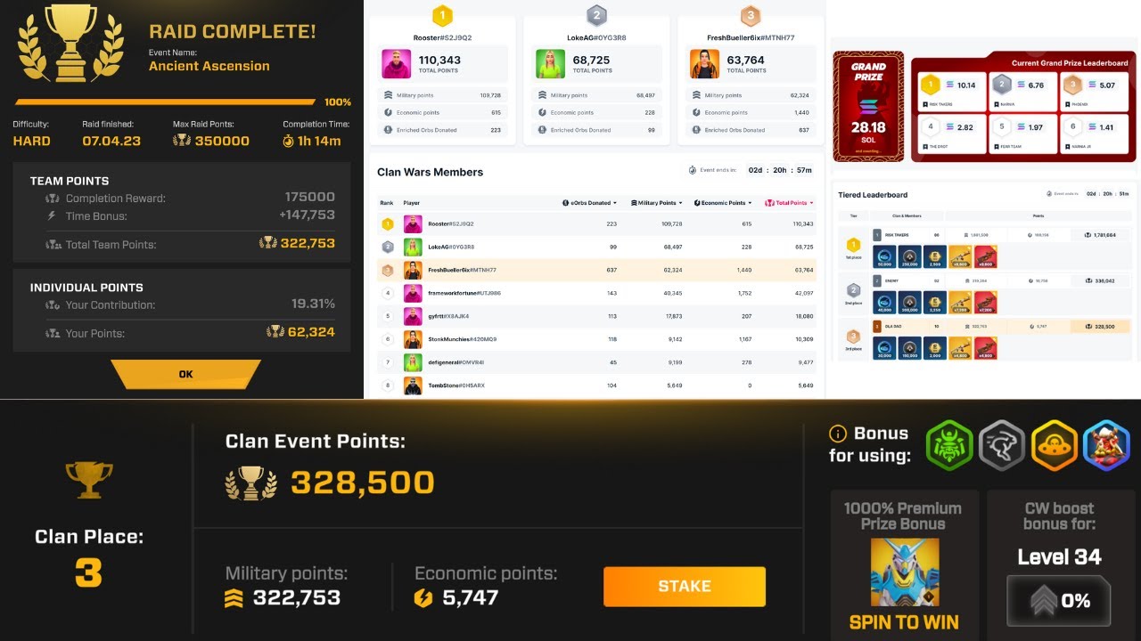 MINI-ROYALE RAID!!! DLA DAO GUILD EVENT 04-07-2023 - YouTube