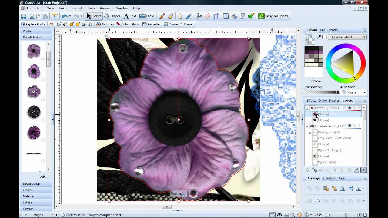 Using Layers in CraftArtist - YouTube
