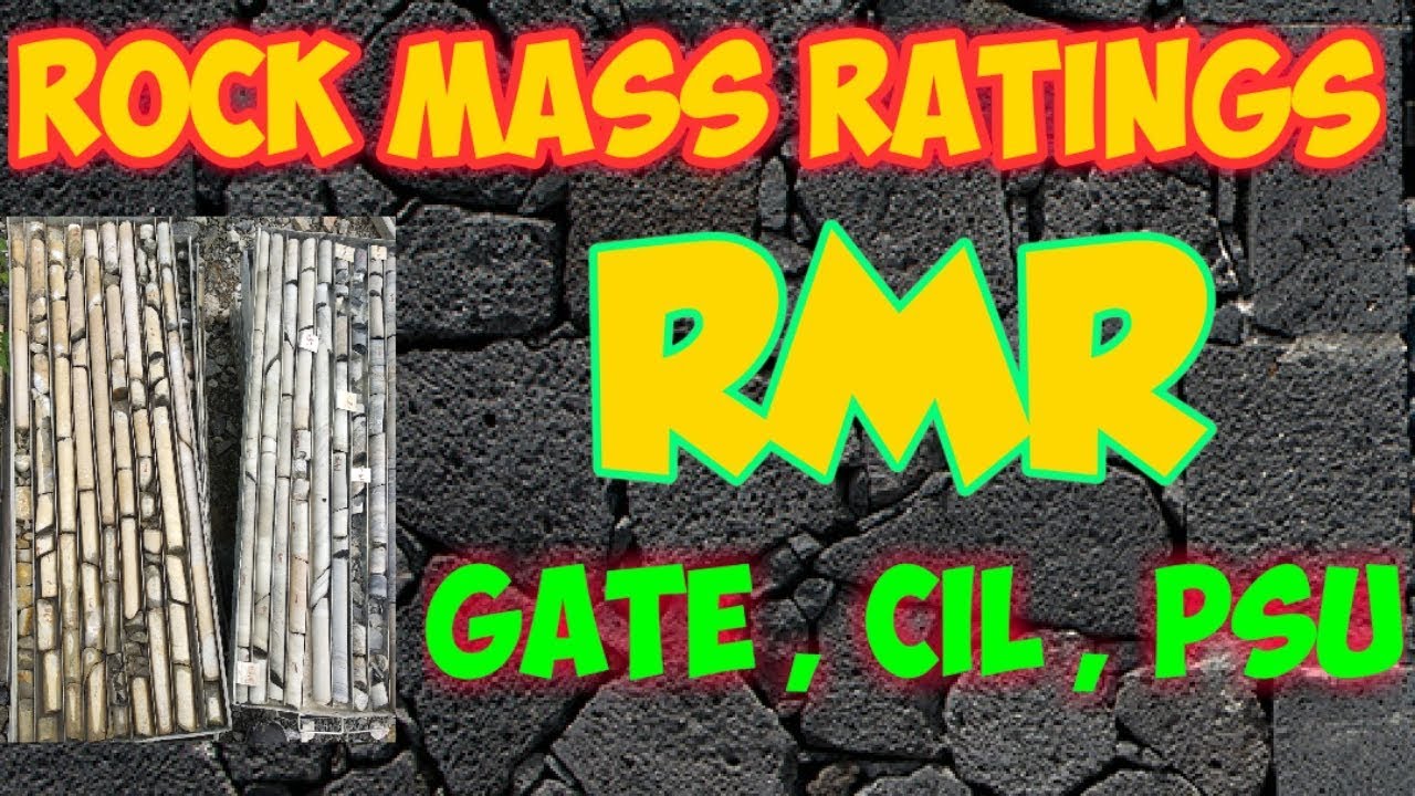 RMR || Rock mass ratings || mining &geology - YouTube