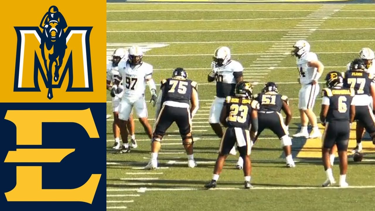 Murray State vs East Tennessee State College Football Highlights Full ...