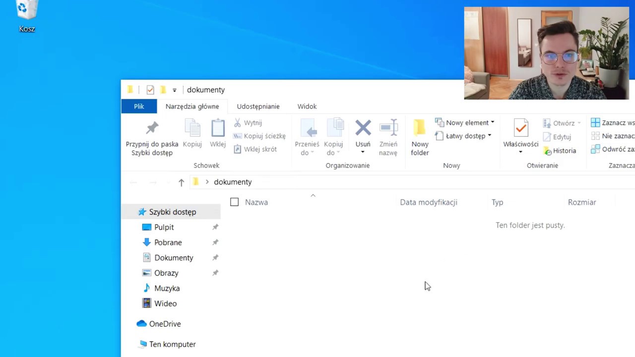 KLiK #1 Jak stworzyć nowy folder | Kurs Cyfrowy.pl - YouTube