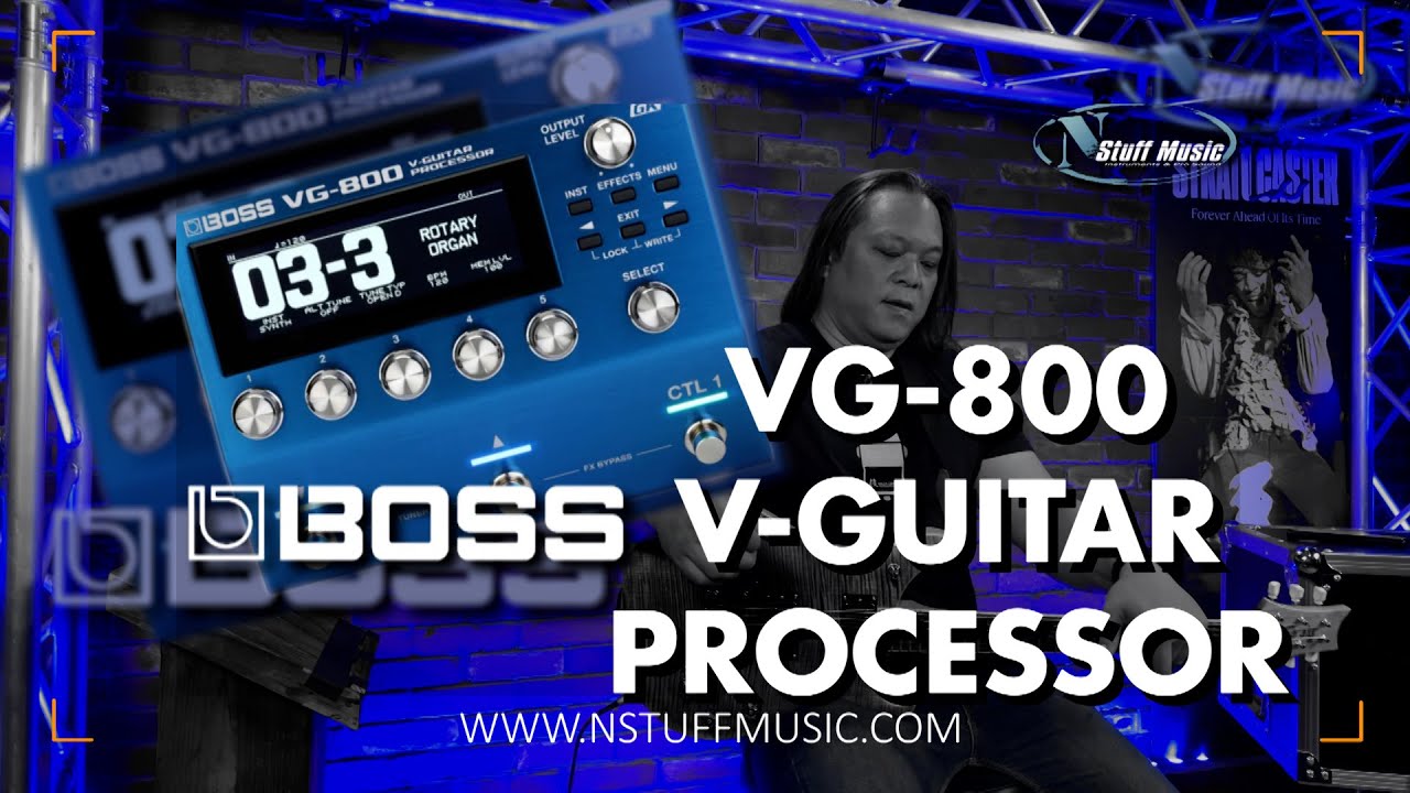 BOSS VG-800 V-Guitar Processor Pedal - YouTube
