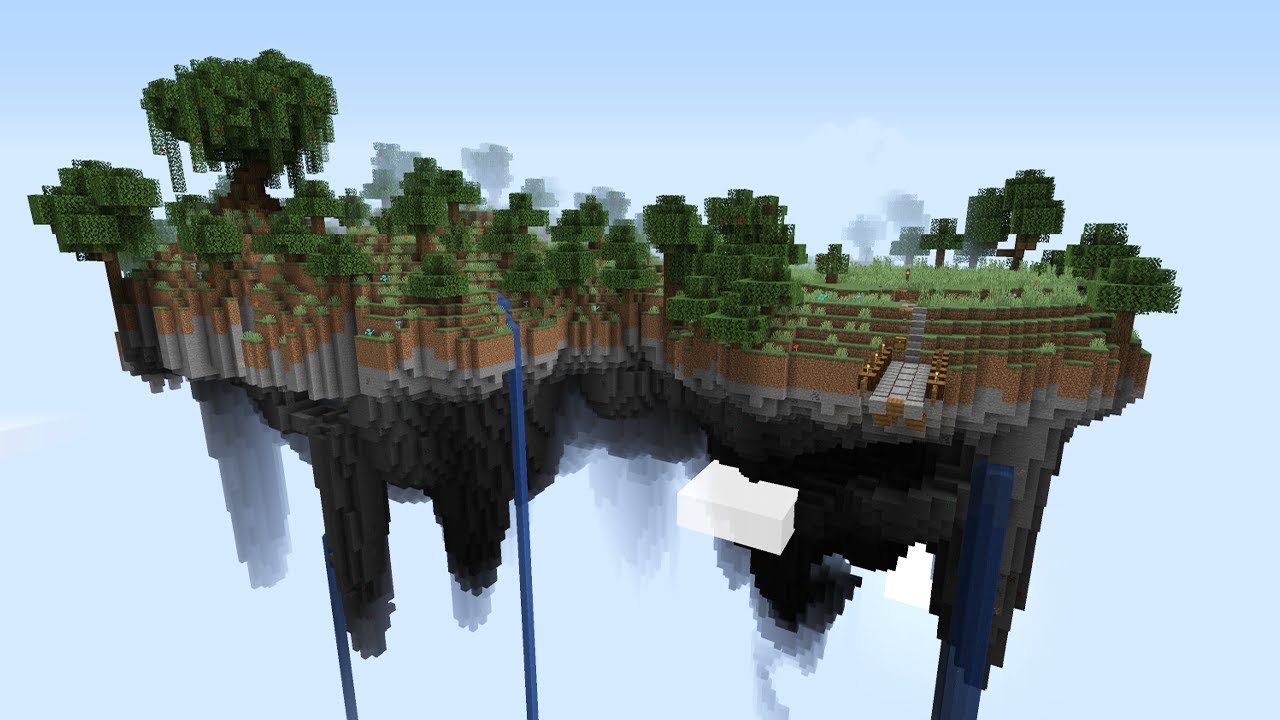 Beautiful Minecraft sky island!! - YouTube
