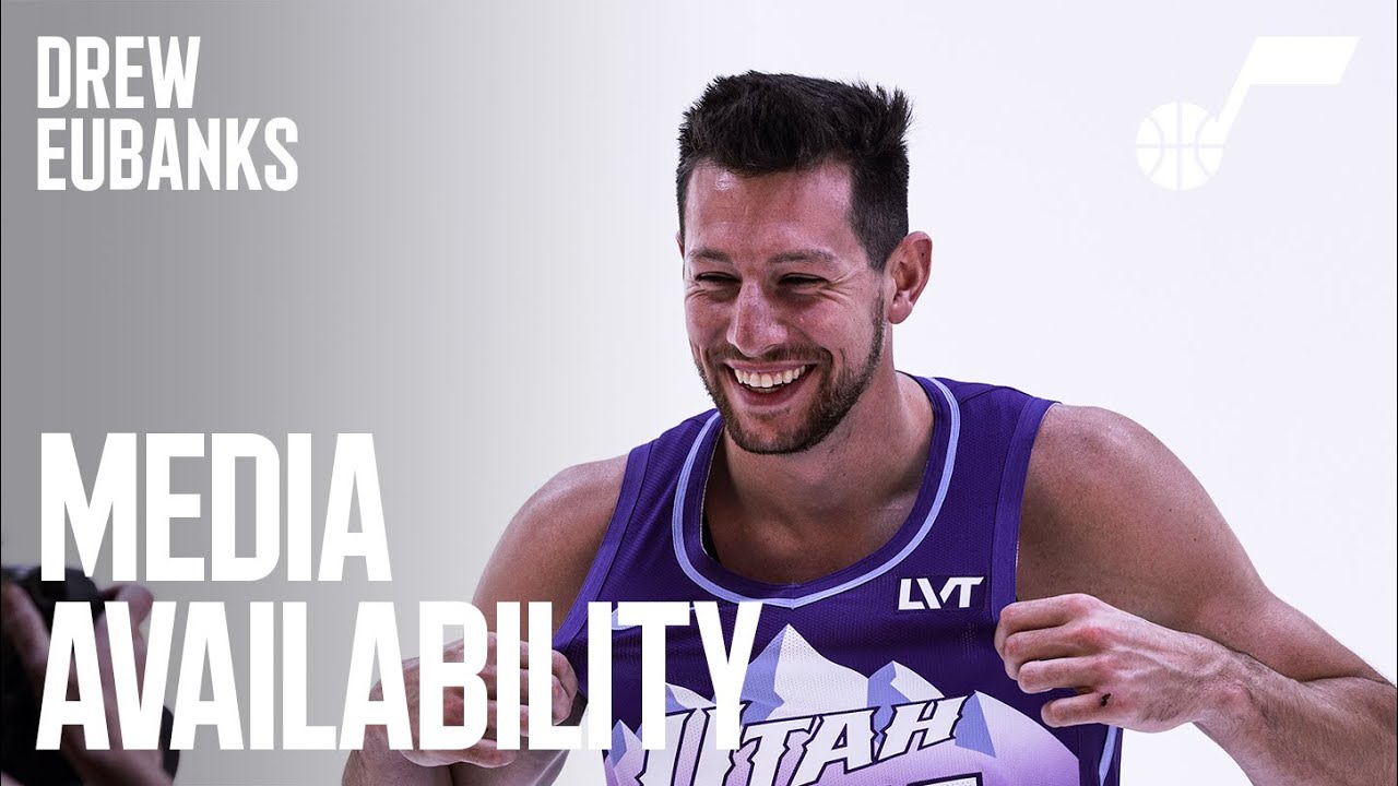 DREW EUBANKS 2024/25 Media Day Availability 🎙️ | UTAH JAZZ - YouTube