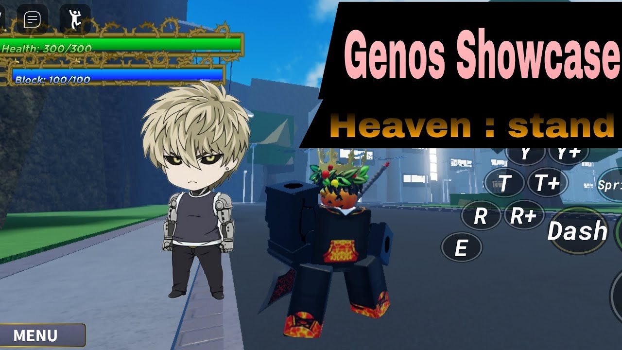 Genos Showcase (Roblox Heaven : stand) - YouTube