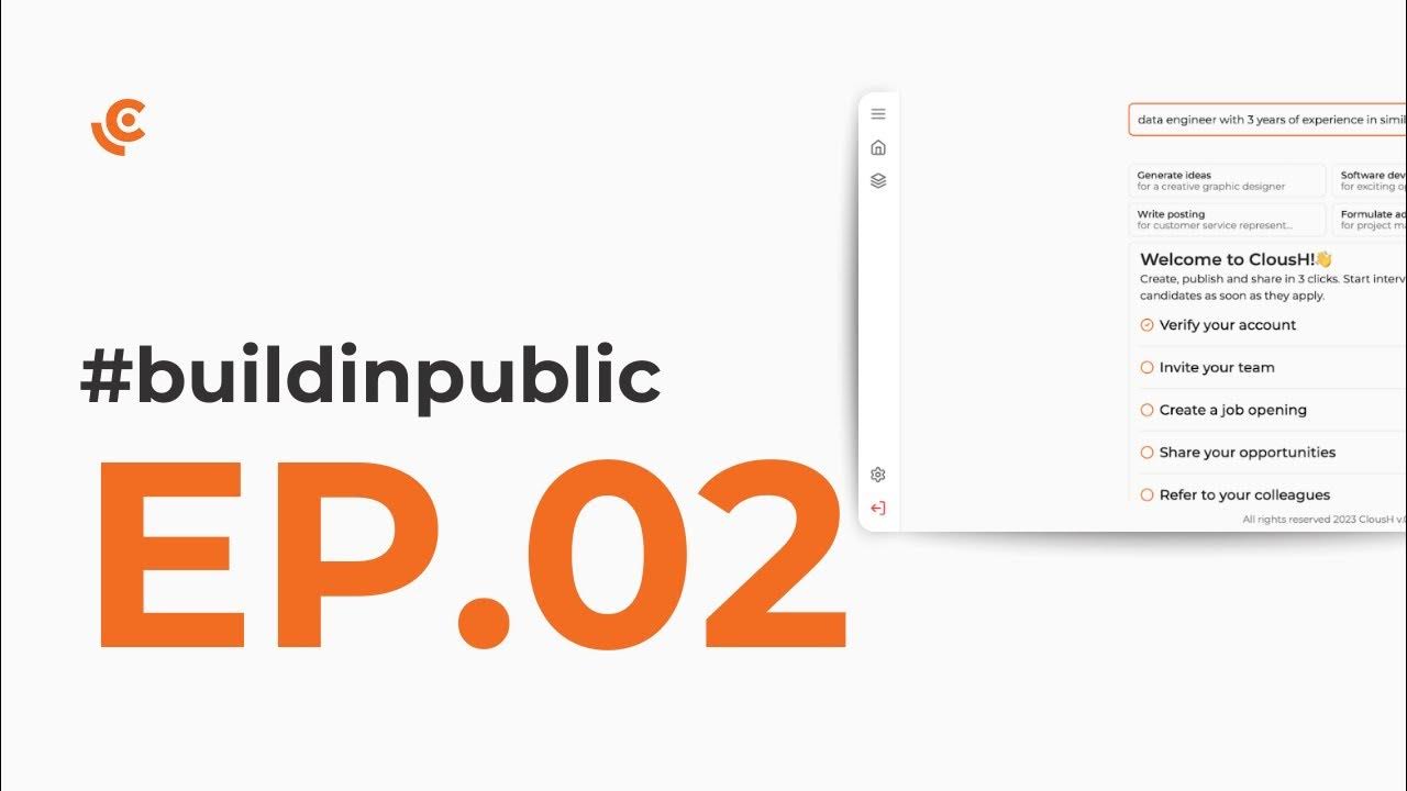 Buildinpublic Episode 2 Cloush Youtube