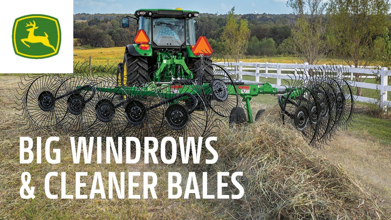 How to make fluffier windrows and cleaner bales | John Deere Tips ...