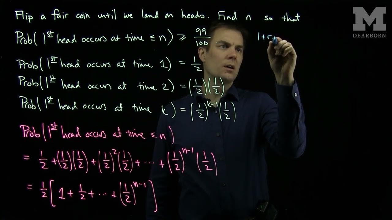 Geometric Random Variables: Example 1 - YouTube