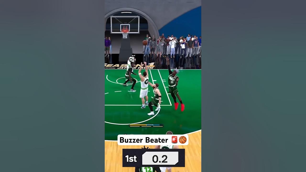 NBA 2K25 - End of Quarter Buzzer Beater 🚨🏀 #shorts #2k #nba2k25 #rec - YouTube