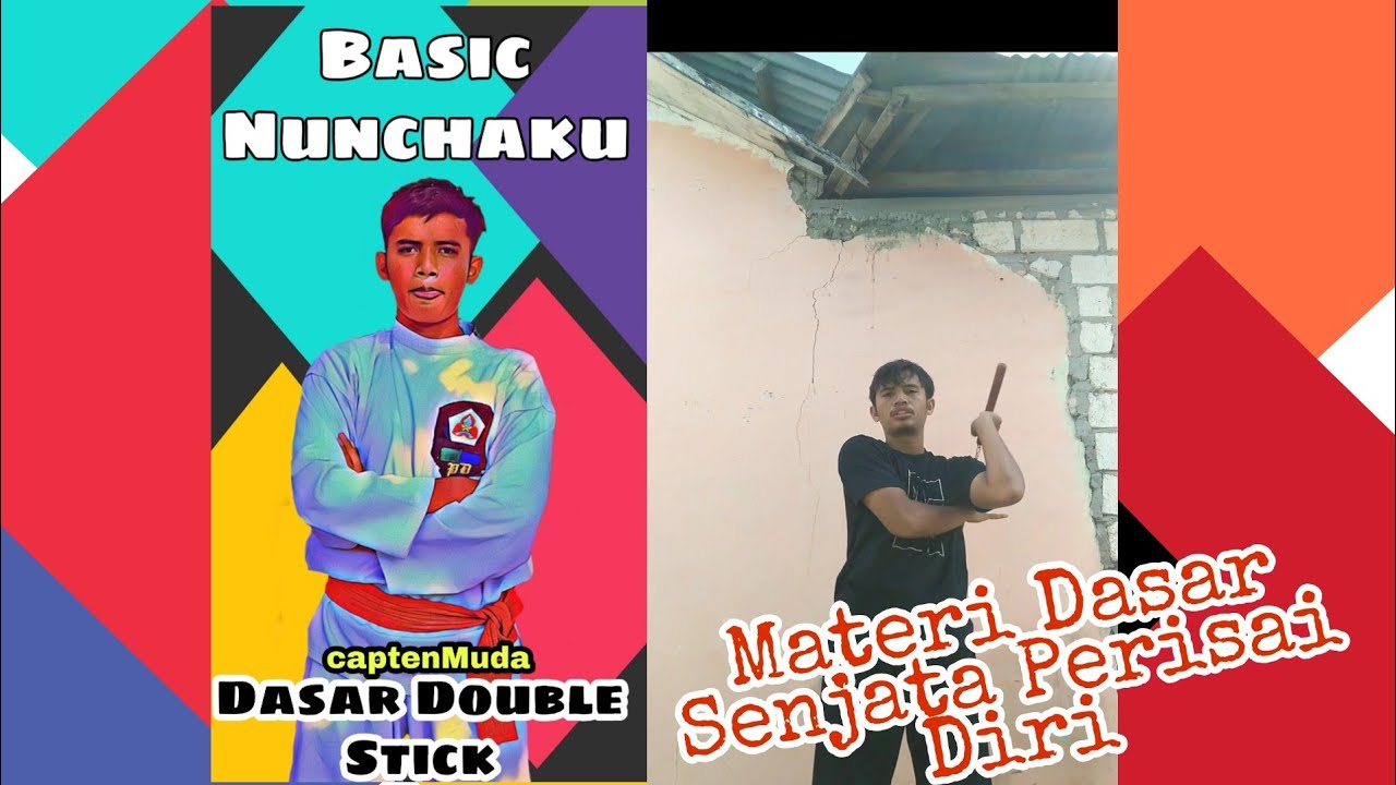dasar-dasar double stick || Tutorial bermain Nunchaku || basic Nunchaku oleh Perisai Diri - YouTube