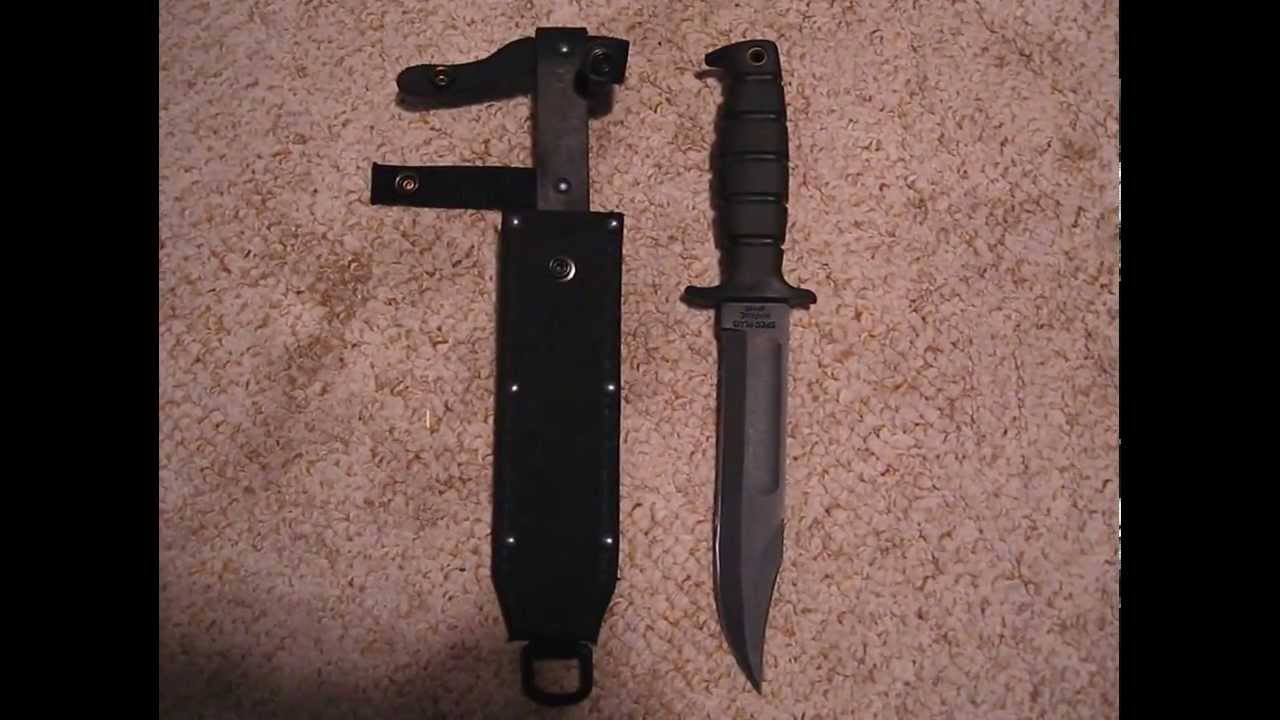 Ontario SP1 Combat Knife Review - YouTube