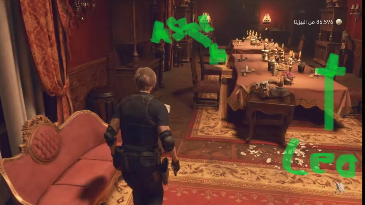 Resident Evil 4 remake Dining hall table puzzle-RE4 remake Chapter 9 ...