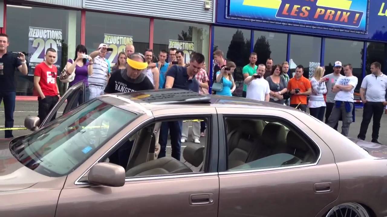 Lexus ls cab @ stance wars belgium - YouTube