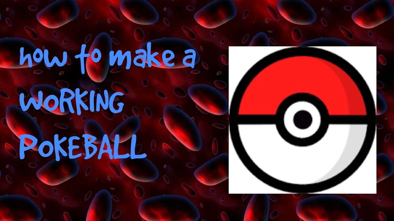 HOW TO MAKE A WORKING POKEBALL - YouTube