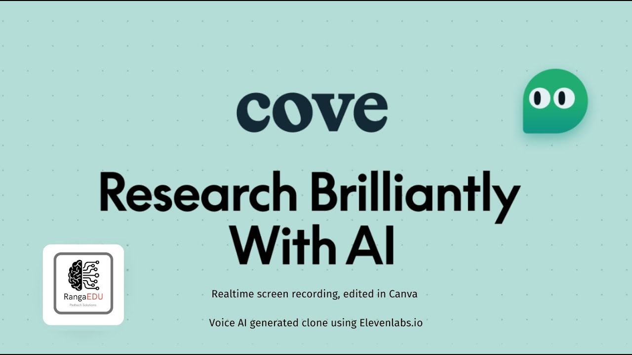 Cove AI - planning anything with this cool AI agent - YouTube
