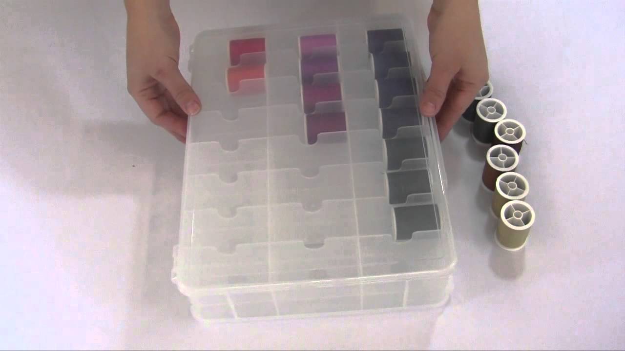 Plastic Thread Organizer - YouTube