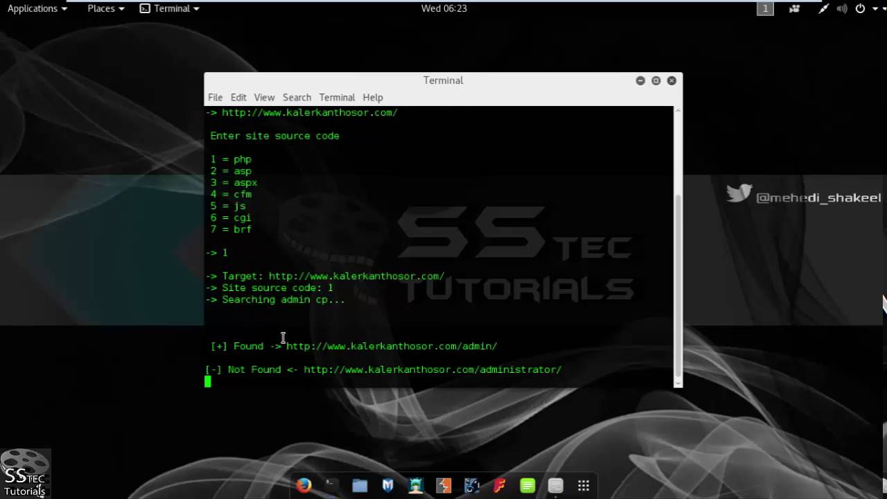 How To Find Website Admin Panel on Kali Linux 2016 1 Very Easy - YouTube