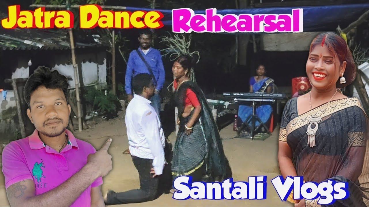 Santali jatra dance rehearsal ️ jatra dance practice || Hana Nawa ...