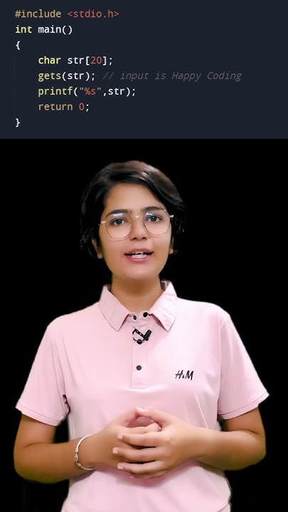2. Difference between scanf() and gets() function #interviewquestions - YouTube