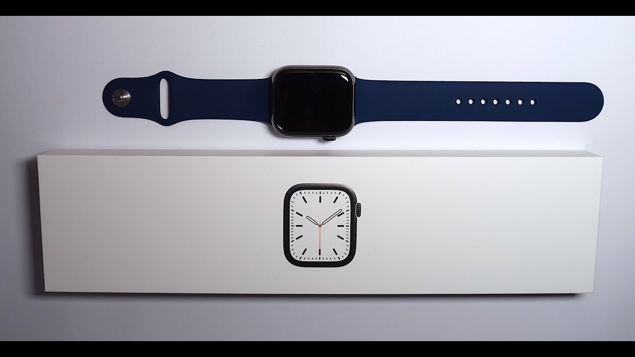 Apple Watch Graphite Stainless Steel Case with Sport Band - YouTube