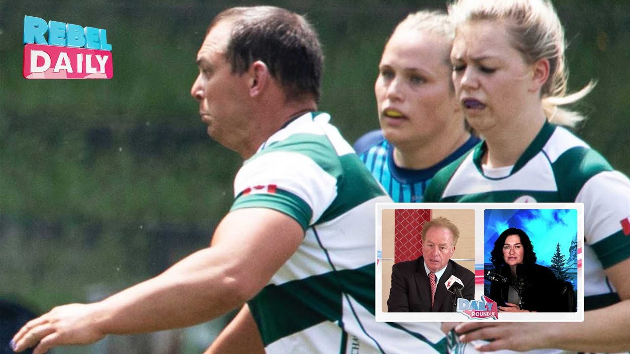 Huge 'transgender' rugby player injures three women during game - YouTube