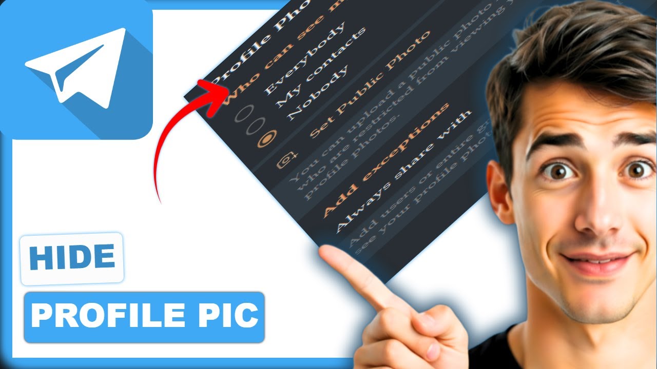 How to hide profile picture in Telegram (Easiest Way)(2026 Guide) - YouTube