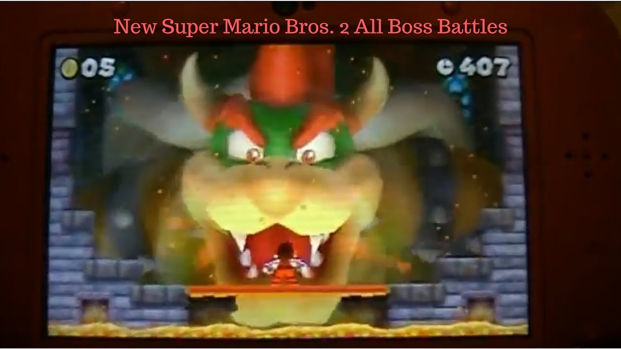 New Super Mario Bros 2 All Boss Battles - YouTube