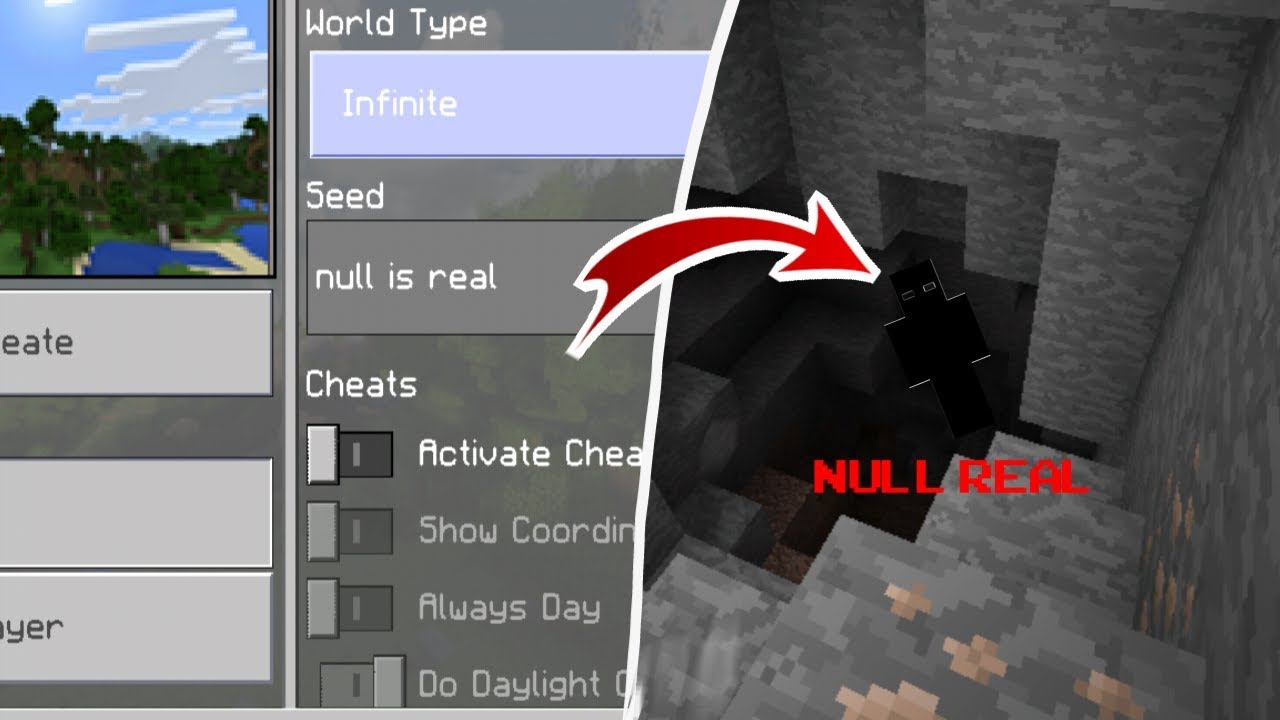 SEED NULL DAN MENEMUKAN SESUATU *ClickBait AKMJ!!* - Seed Minecraft PE ...
