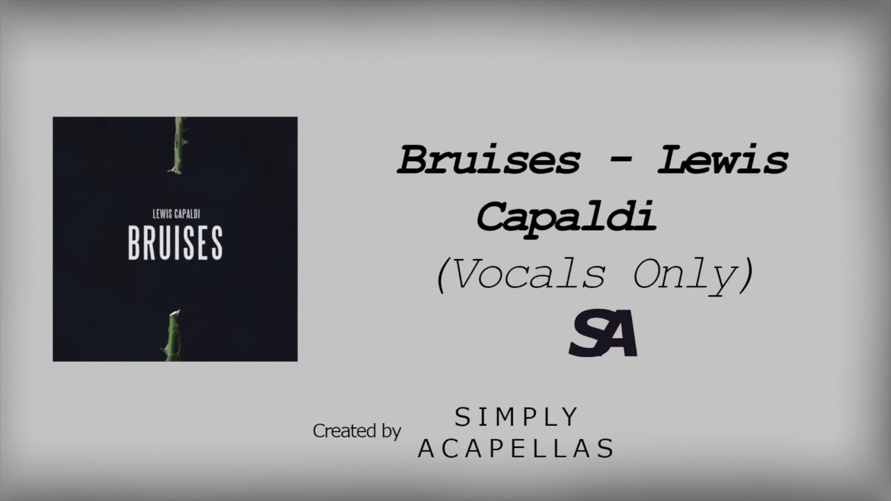 Bruises - Lewis Capaldi (Acapella - Vocals Only) - YouTube